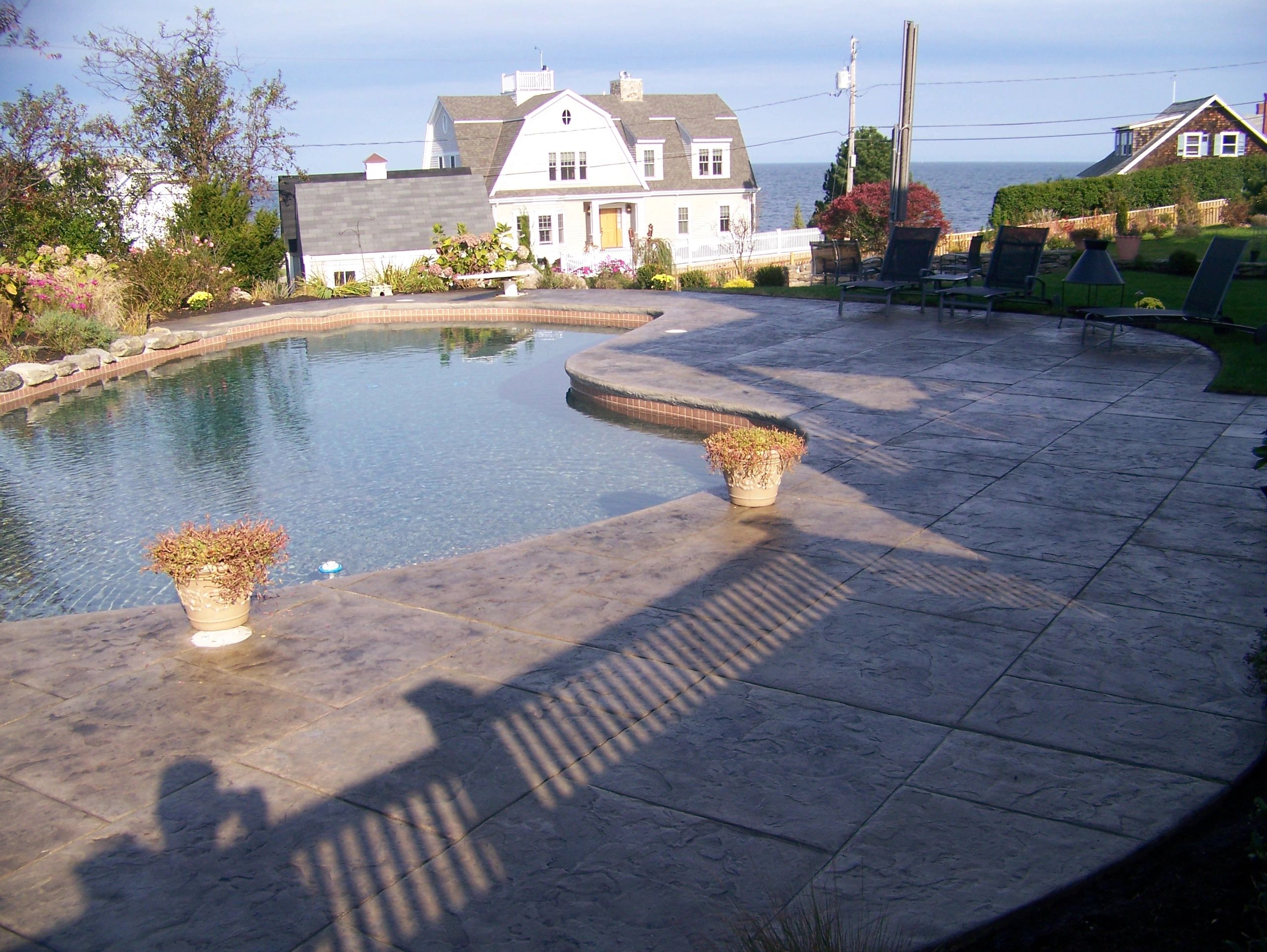 Stone Patio Pool Decks Scituate MA